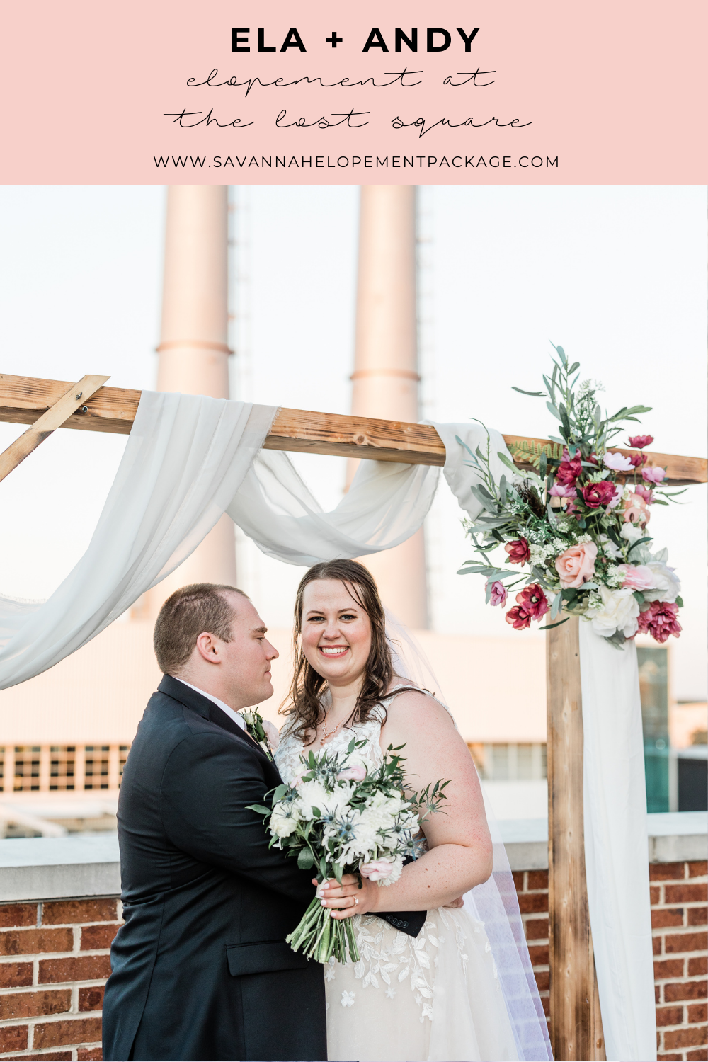 Elopement at The Lost Square at the Alida Hotel - Ela + Andy