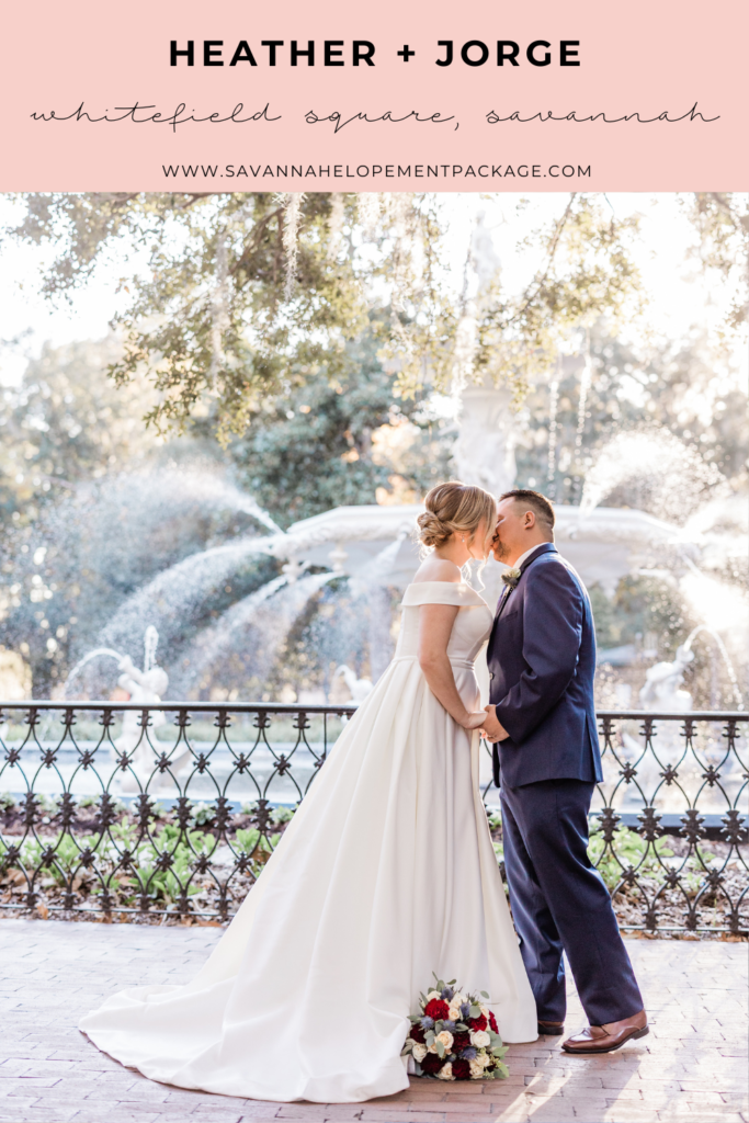 An Elopement at Lafayette Square - Heather + Jorge